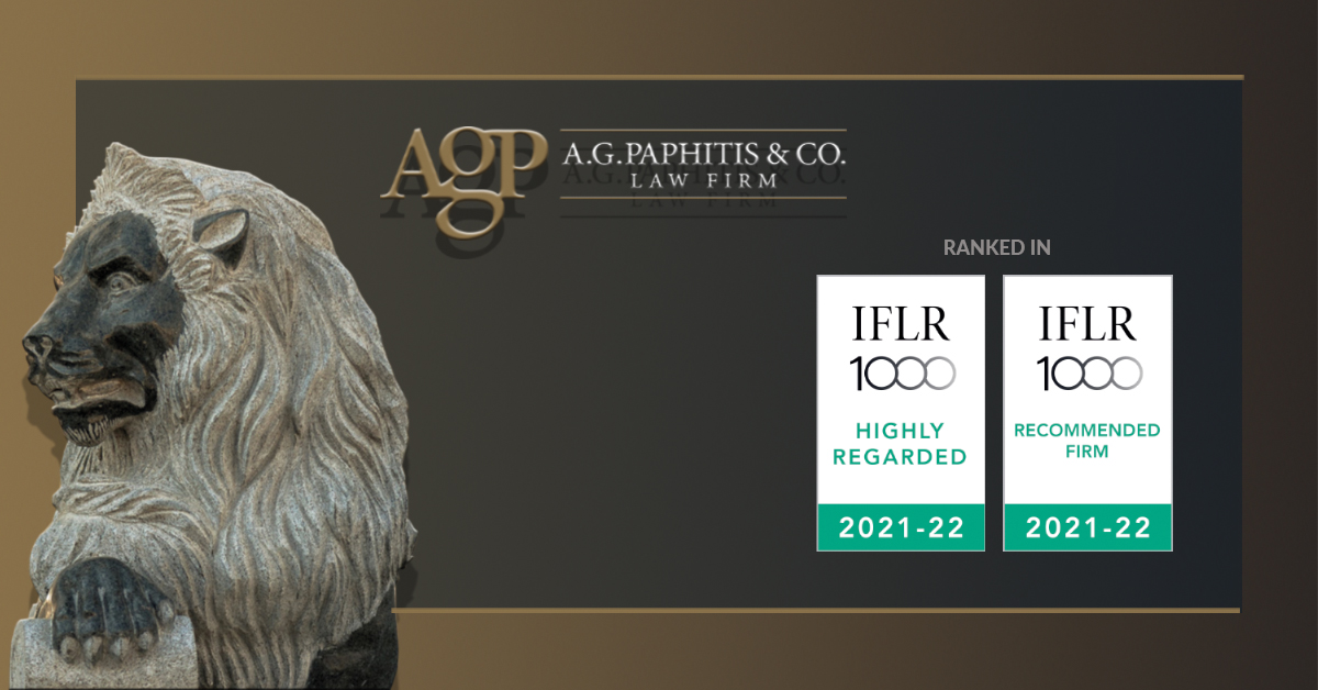 AGP Law Firm ranked & recommended by IFLR1000 31st Edition 2021-2022 ...