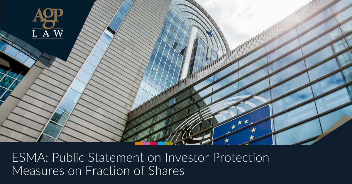 ESMA: Public Statement on Investor Protection Measures on Fraction of ...