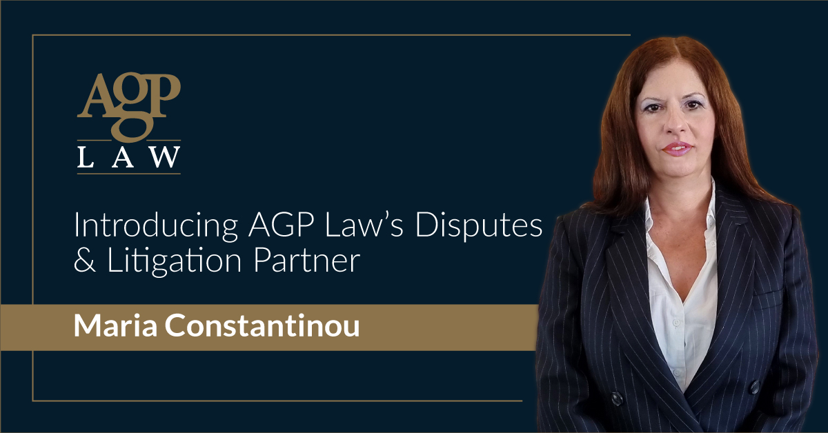 Introducing Our Team: Meet Maria Constantinou, Partner in Disputes and ...