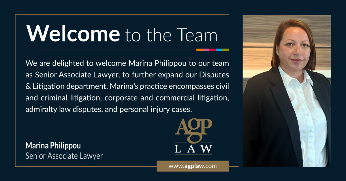 AGP Law Further Strengthens its Disputes and Litigation department with ...